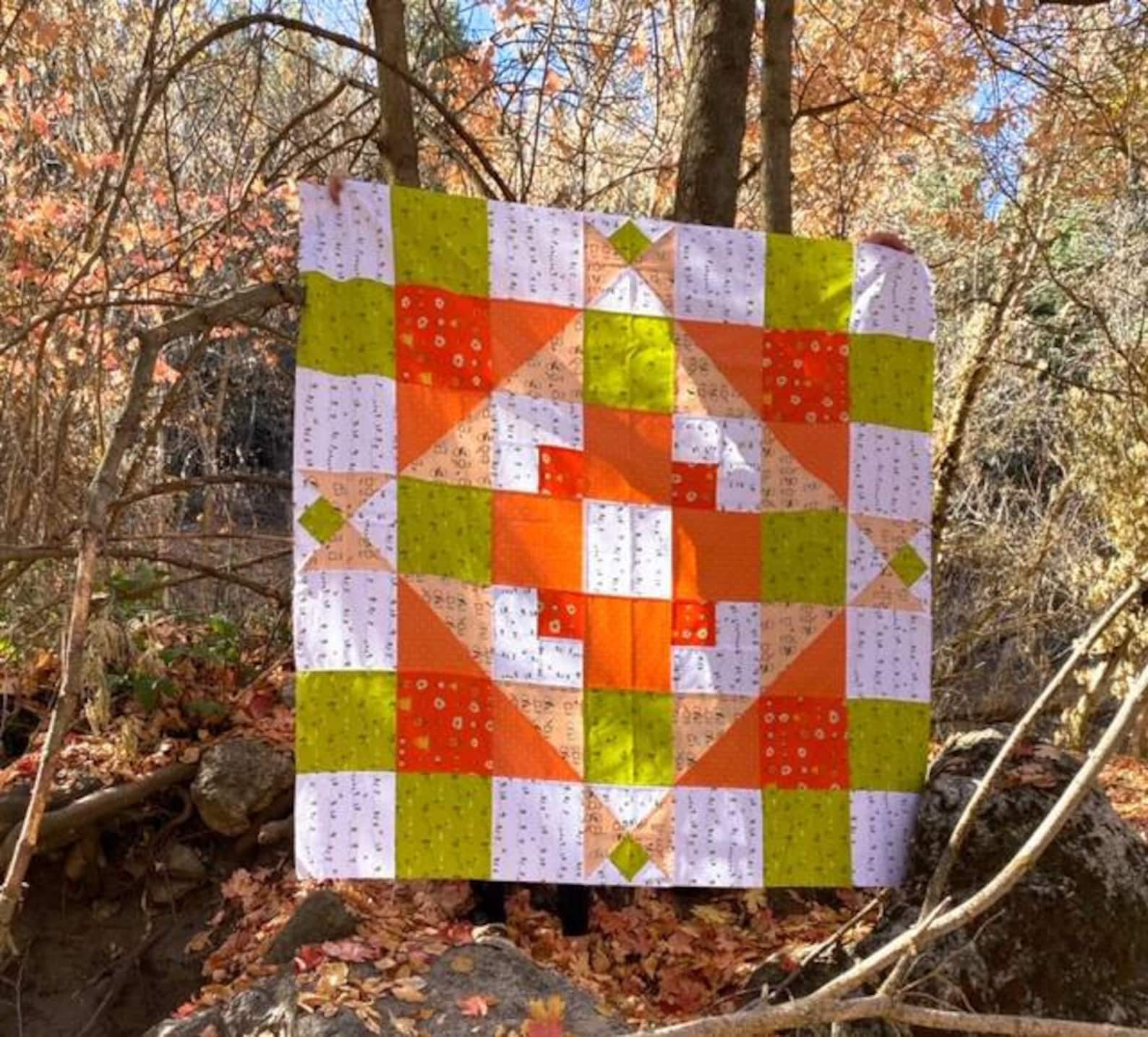 Morning Sunrise Quilt Pattern PDF Digital Download Modern - Etsy