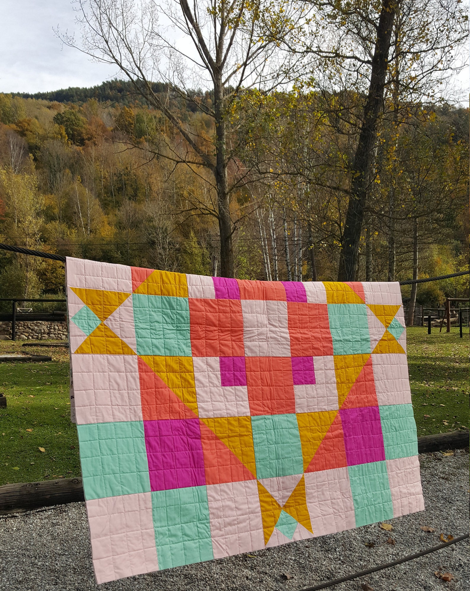 Morning Sunrise Quilt Pattern - PDF Digital Download - Modern Quilt ...