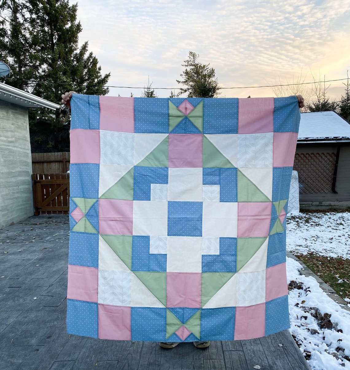 Morning Sunrise Quilt Pattern PDF Digital Download Modern - Etsy