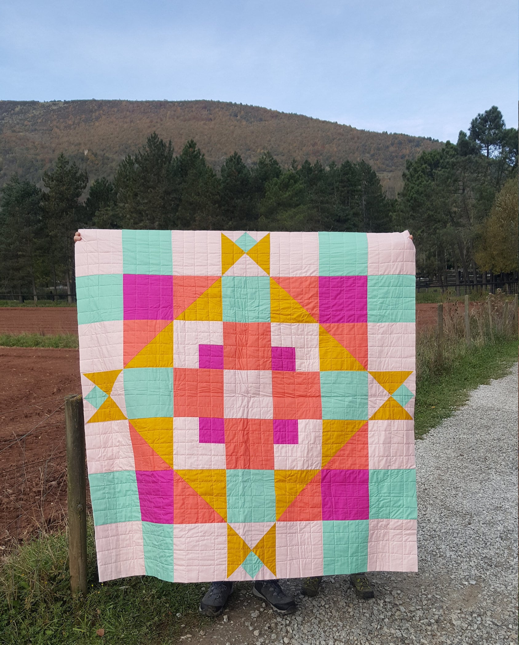 Morning Sunrise Quilt Pattern - PDF Digital Download - Modern Quilt ...