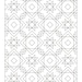 Interlaced Stars Quilt Pattern - PDF Patchwork Pattern Digital Download ...