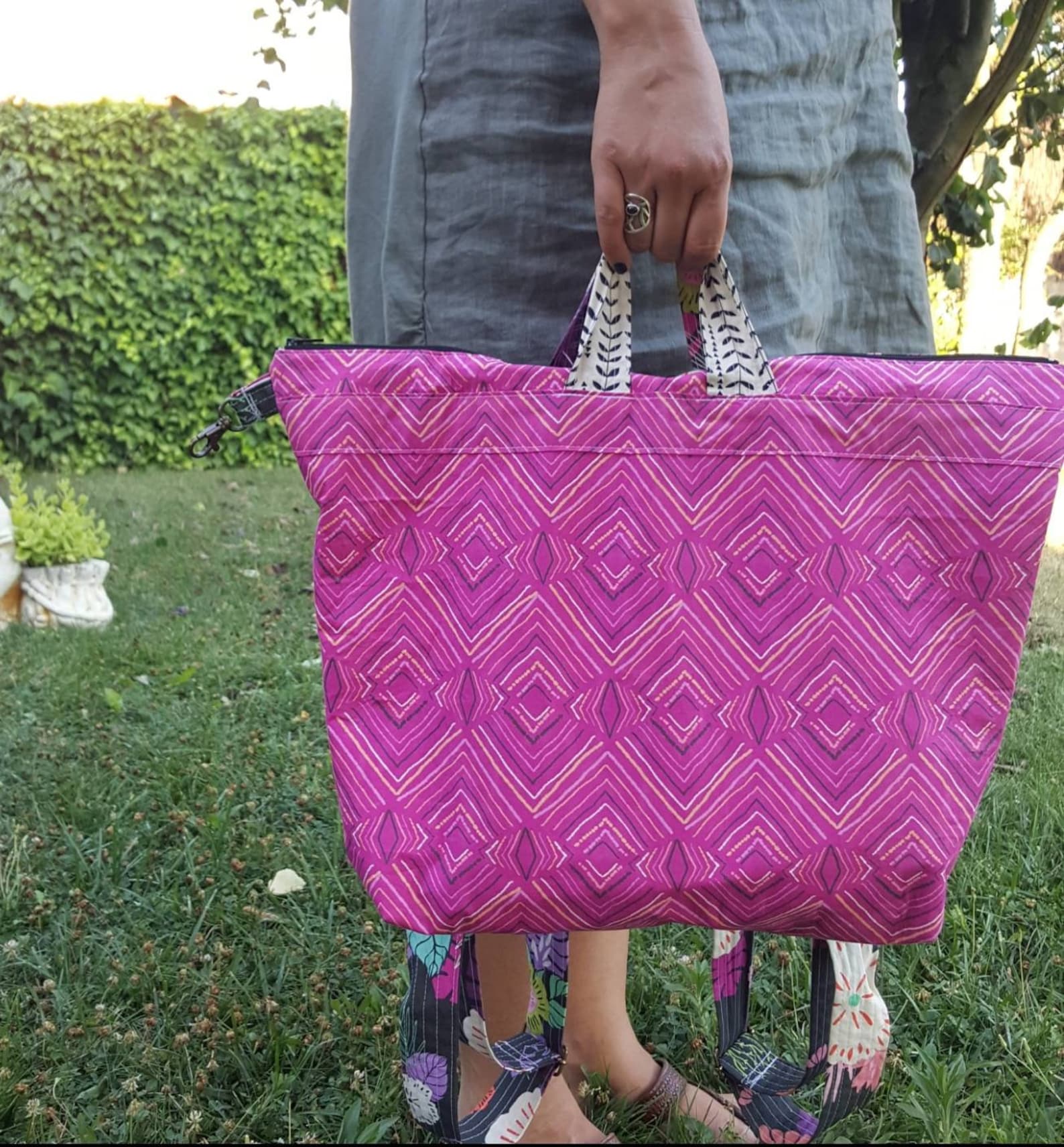 2 in 1 Summer Bag PDF Sewing Pattern, Diy, Backpack Pattern, Totebag ...