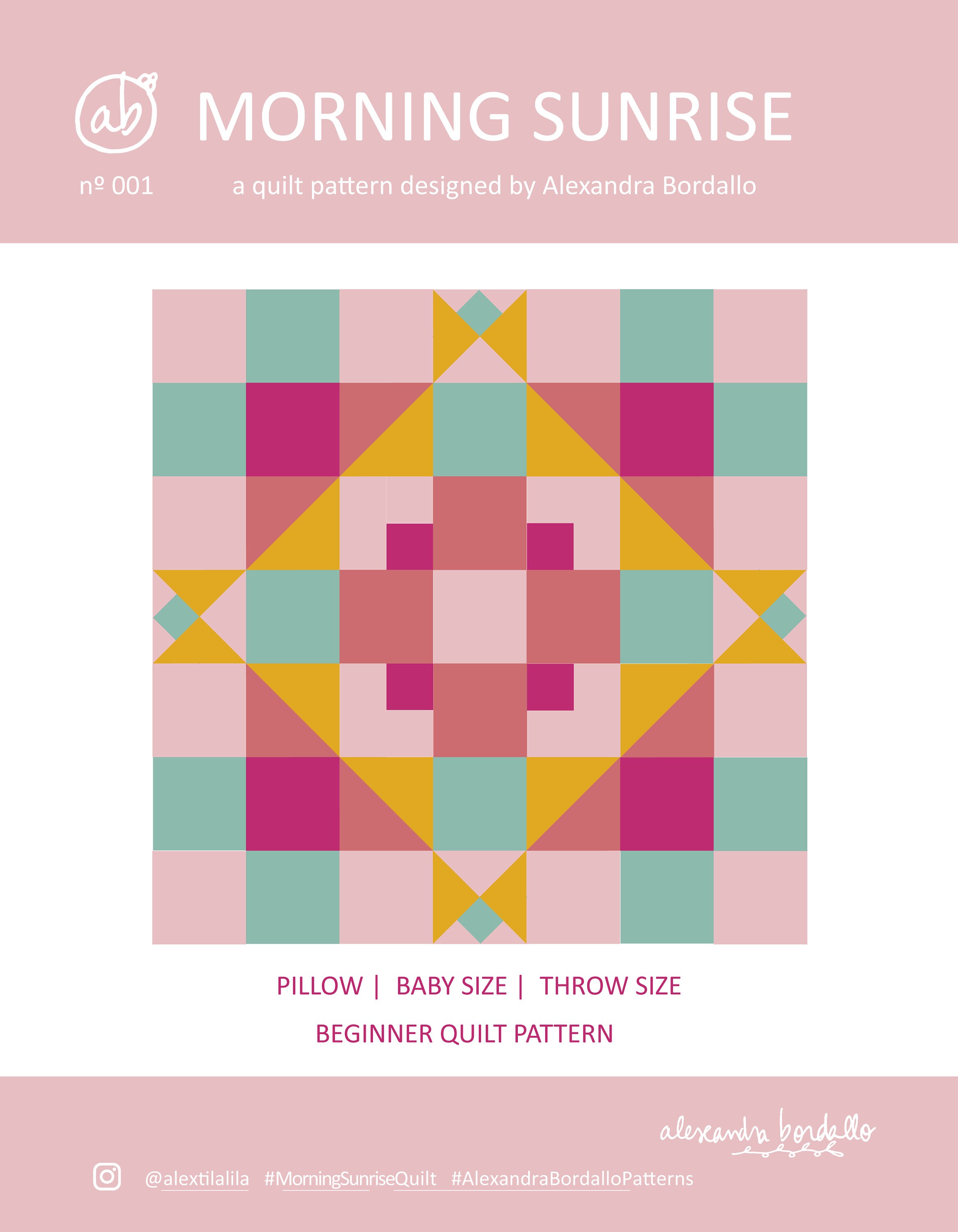 Bestseller Quilt Pattern PDF Bundle | Morning Sunrise Quilt and Senna ...