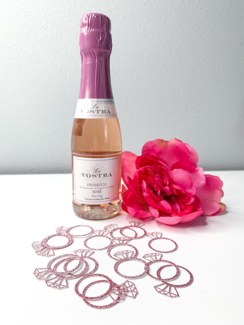 Glitter Diamond Ring Confetti for Engagement Party Bridesmaid - Etsy