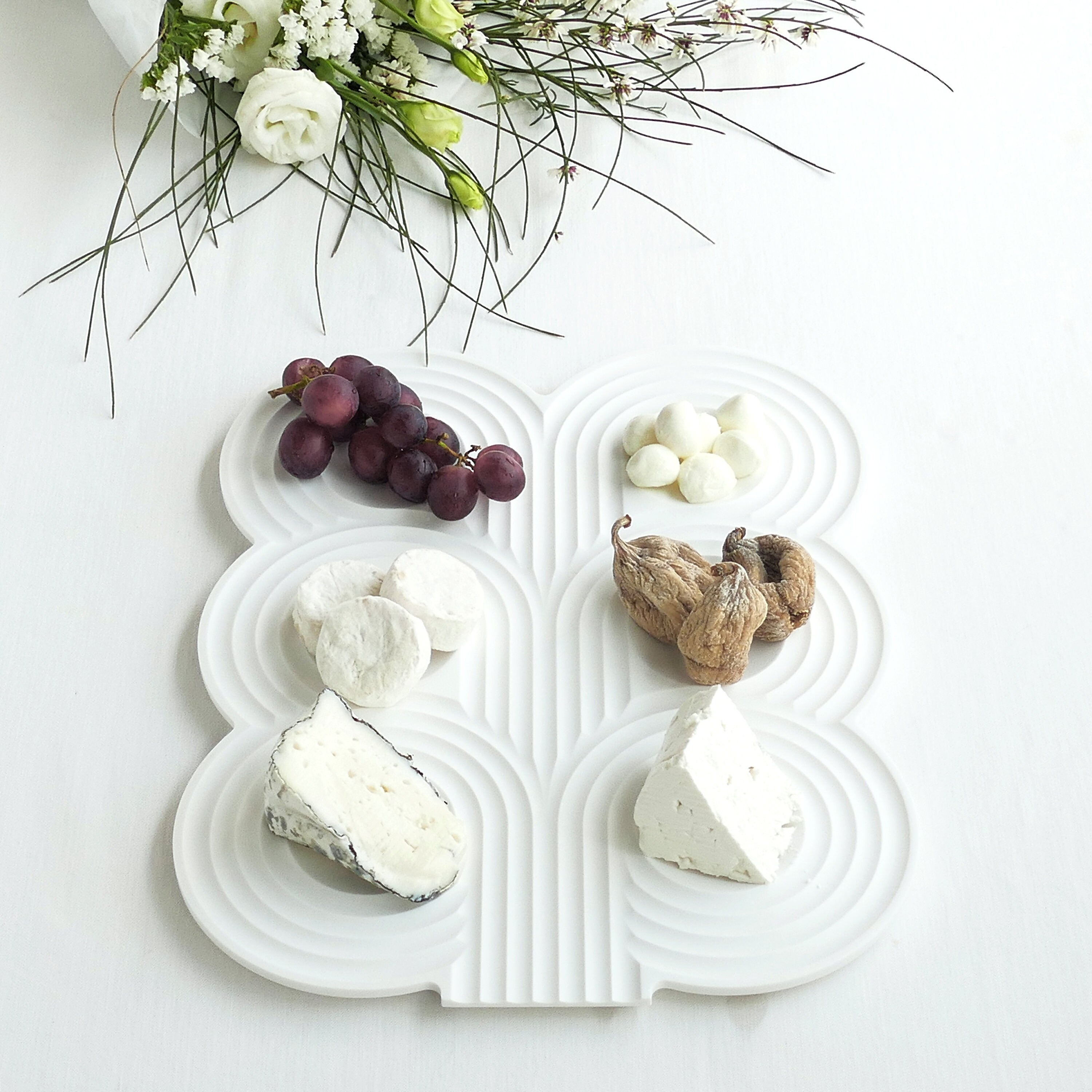 Holiday Table - Jewish Holiday Serving Tray Made of White Corian ...