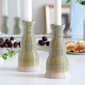 Shabbat Table Set, Pair of Shabbat Candlesticks, Kiddush Cup, 3D ...
