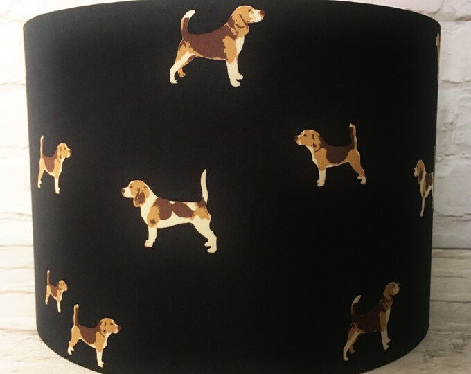 Beagle Lampshade, Dog Lamp Shade, Light Shade, Dog, 15cm 20cm 25cm 30cm ...