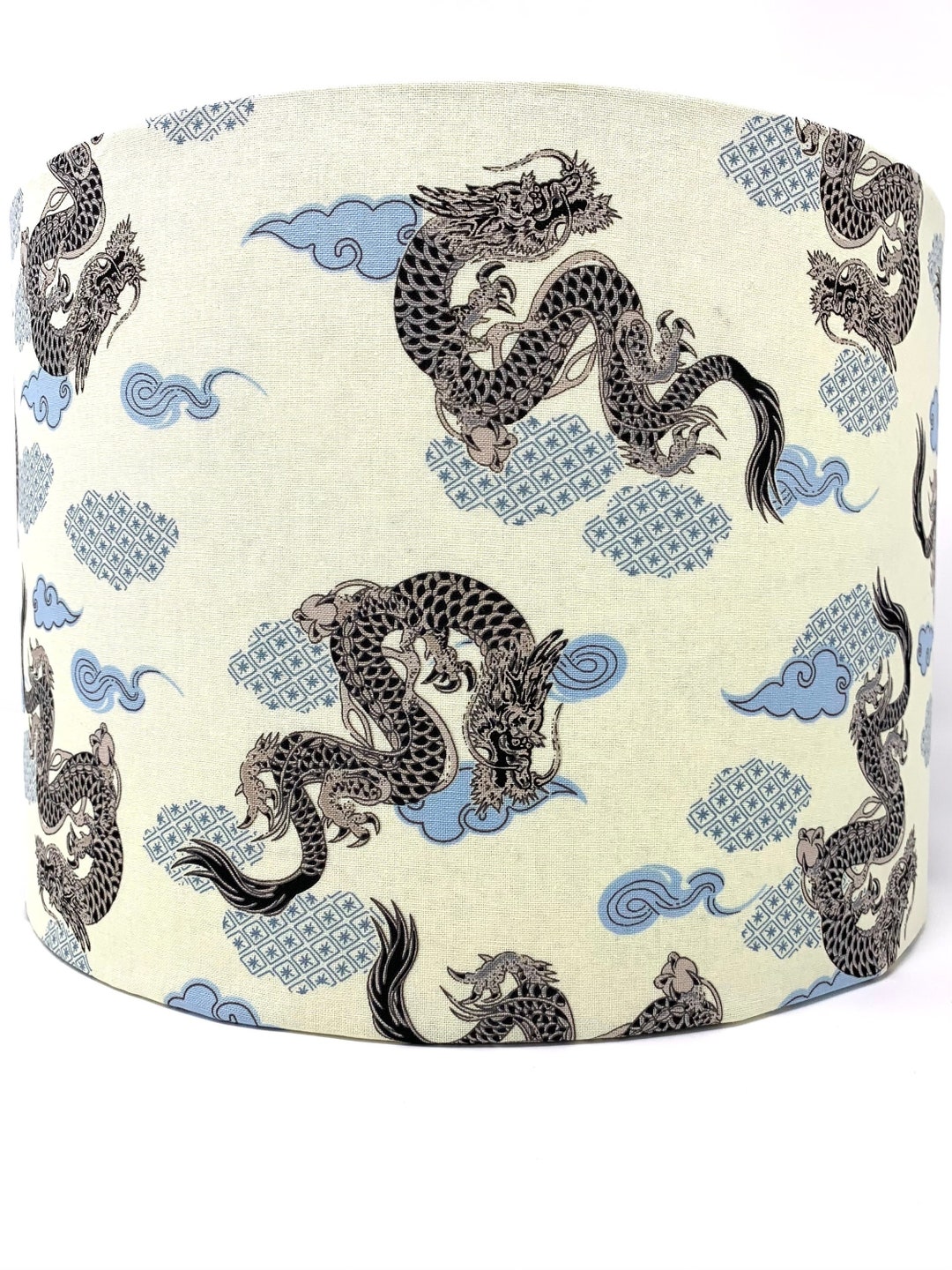 Dragons Lamp Shade, Japanese Oriental Asian Chinese Style, for Standard ...