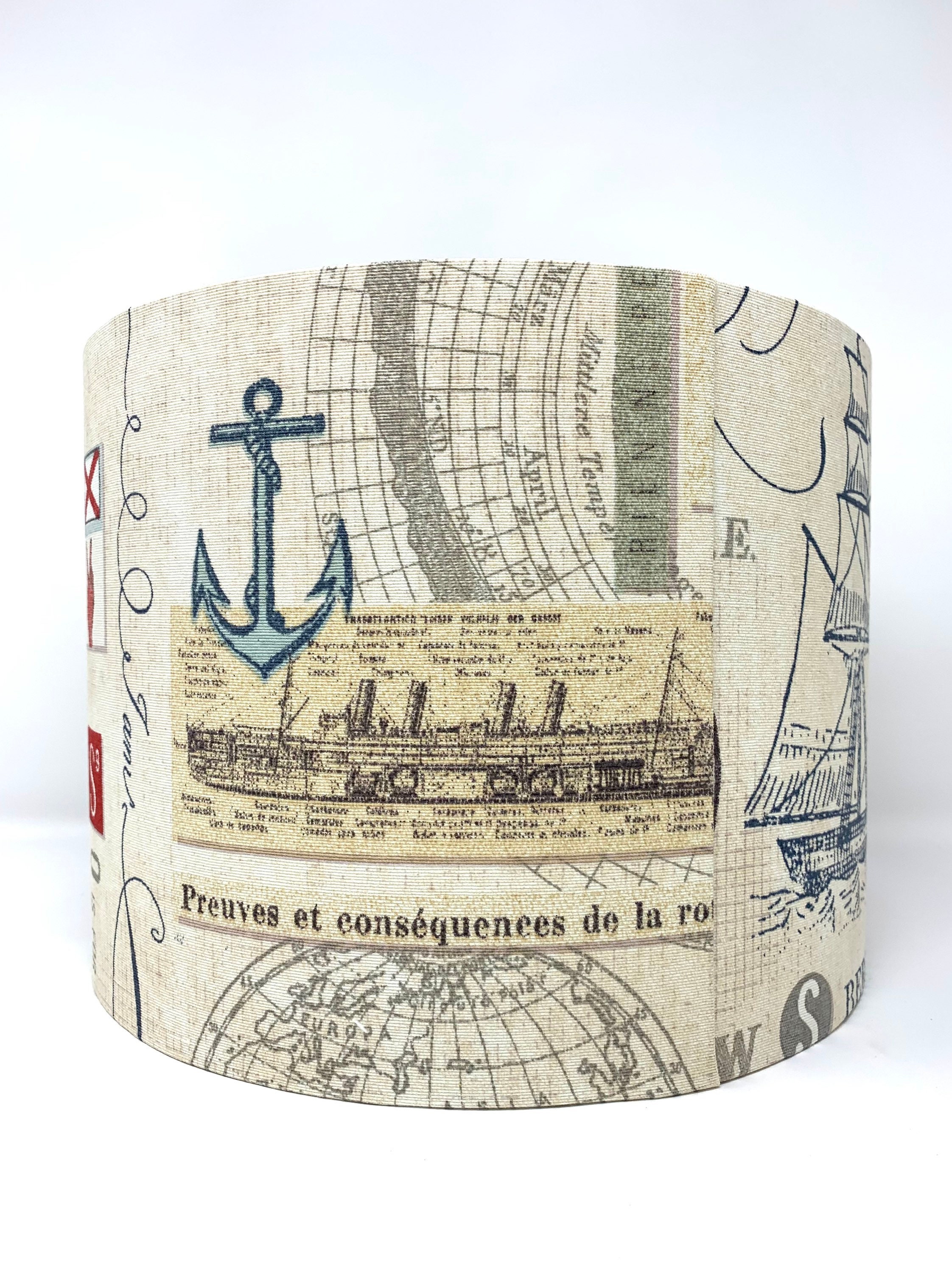 Sailing Lampshade, Boats Lamp Shade, Ships, Nautical Decor for Boat or ...