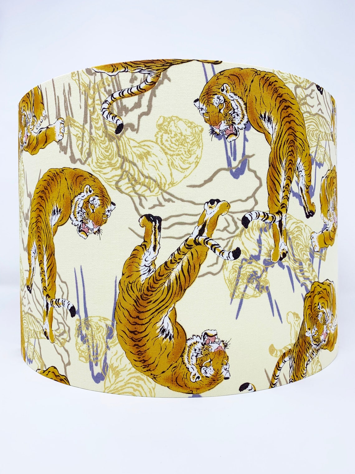 Tigers Lamp Shade Japanese Oriental Asian Chinese Style for - Etsy