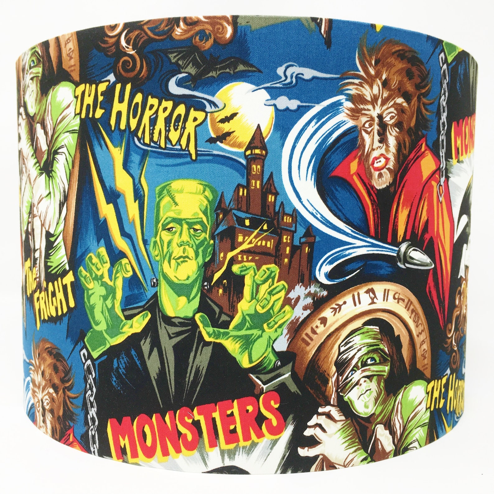 Gothic Lampshade Horror Movies Lampshade Halloween Light | Etsy UK