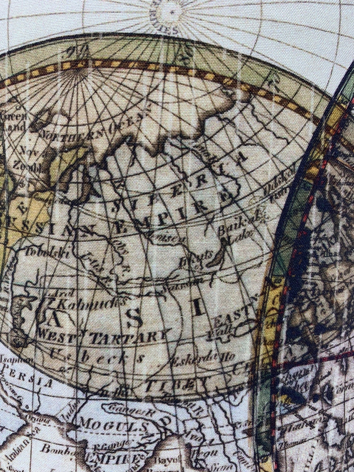 Atlas Lampshade Globe World Map Lamp Shade Light Shade for - Etsy