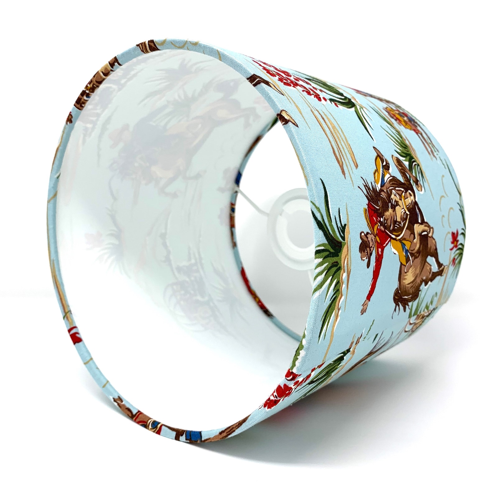 Cowboy Lampshade, Wild West Light Shade, for Table or Ceiling Lights ...