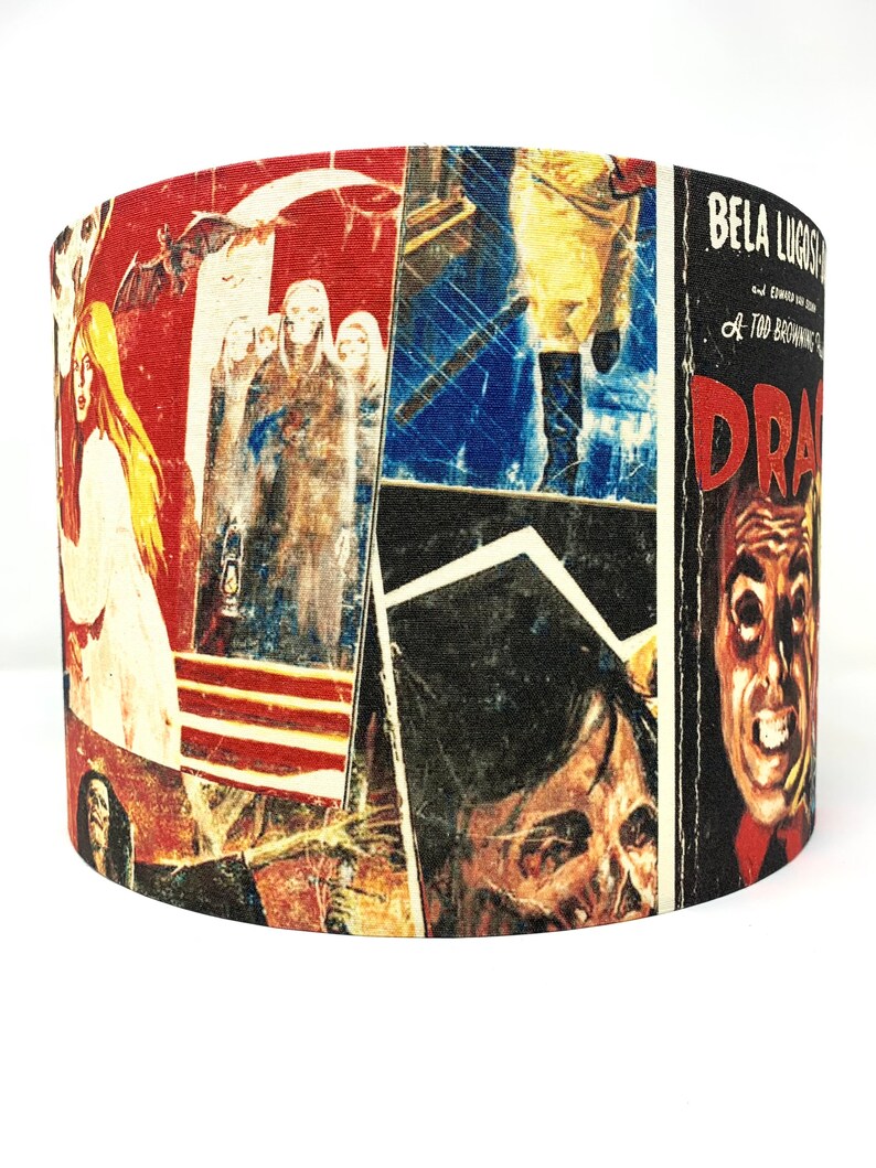 Horror Movie Poster Lampshade: Gothic Table Lamp or Ceiling Light - Etsy