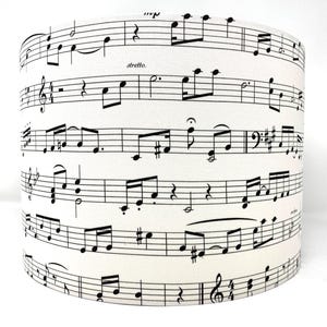 Music Lamp Shade, Musical Light Shade for Standard Lamps or Ceiling ...