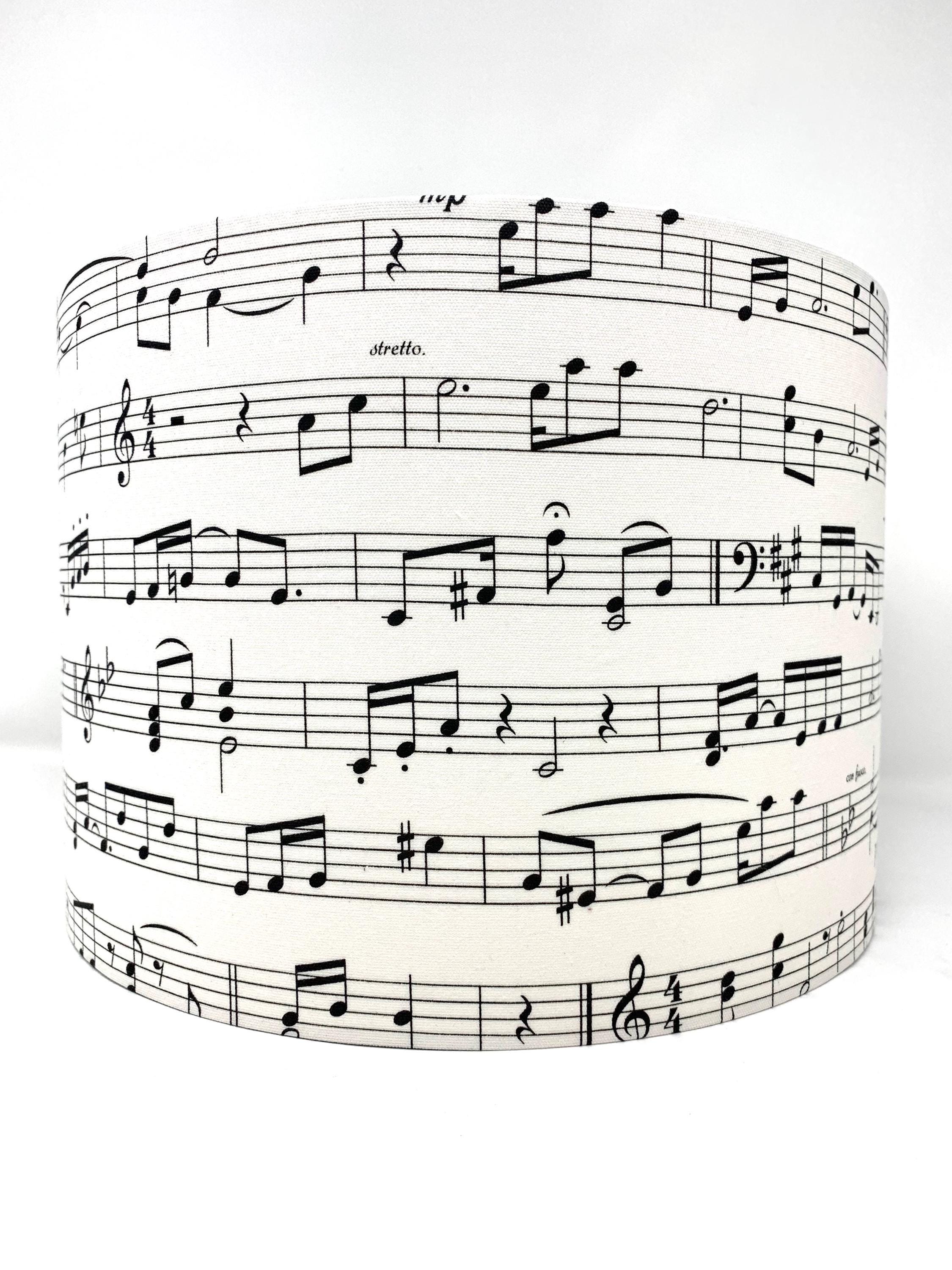 Music Lamp Shade, Musical Light Shade for Standard Lamps or Ceiling ...