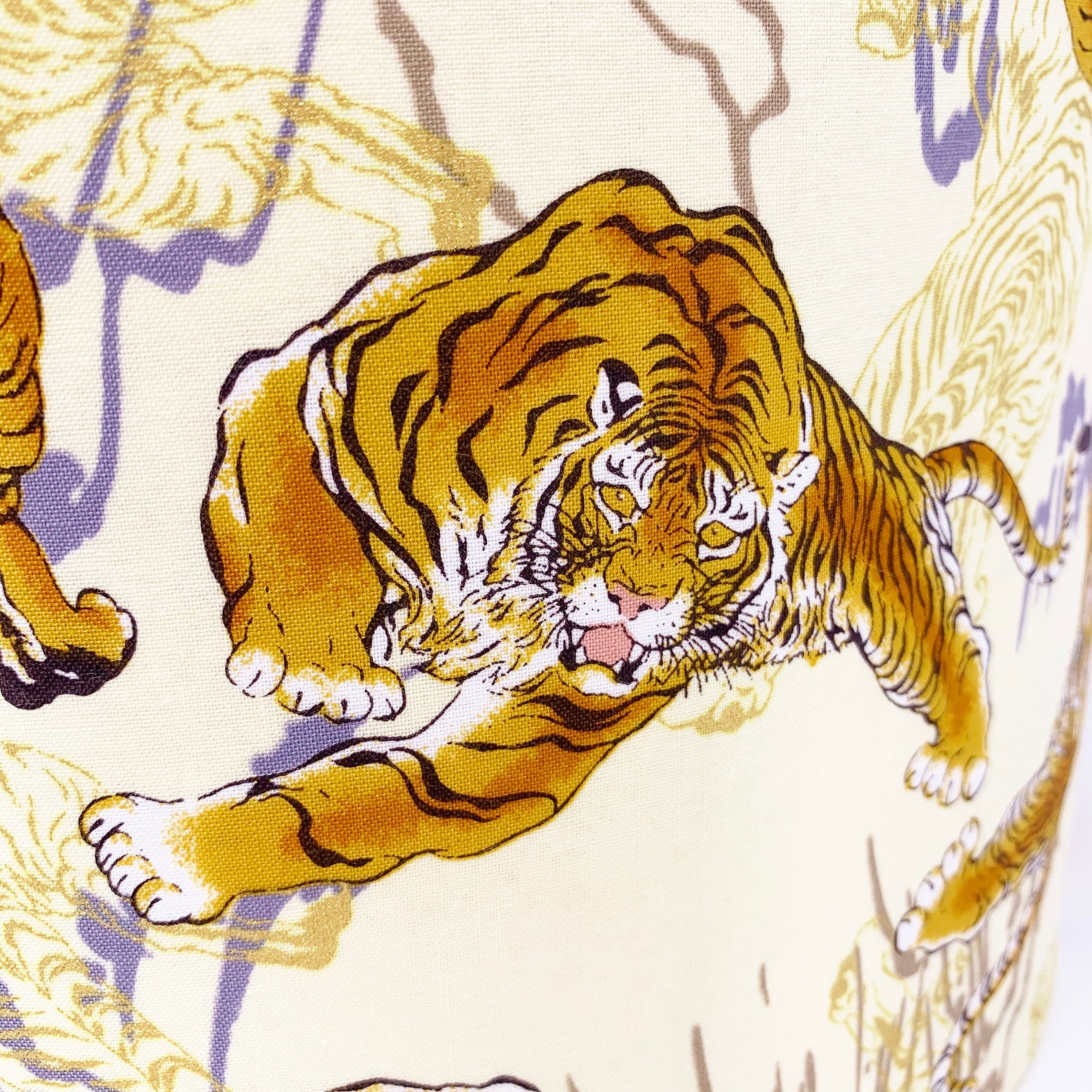 Tigers Lamp Shade Japanese Oriental Asian Chinese Style for - Etsy