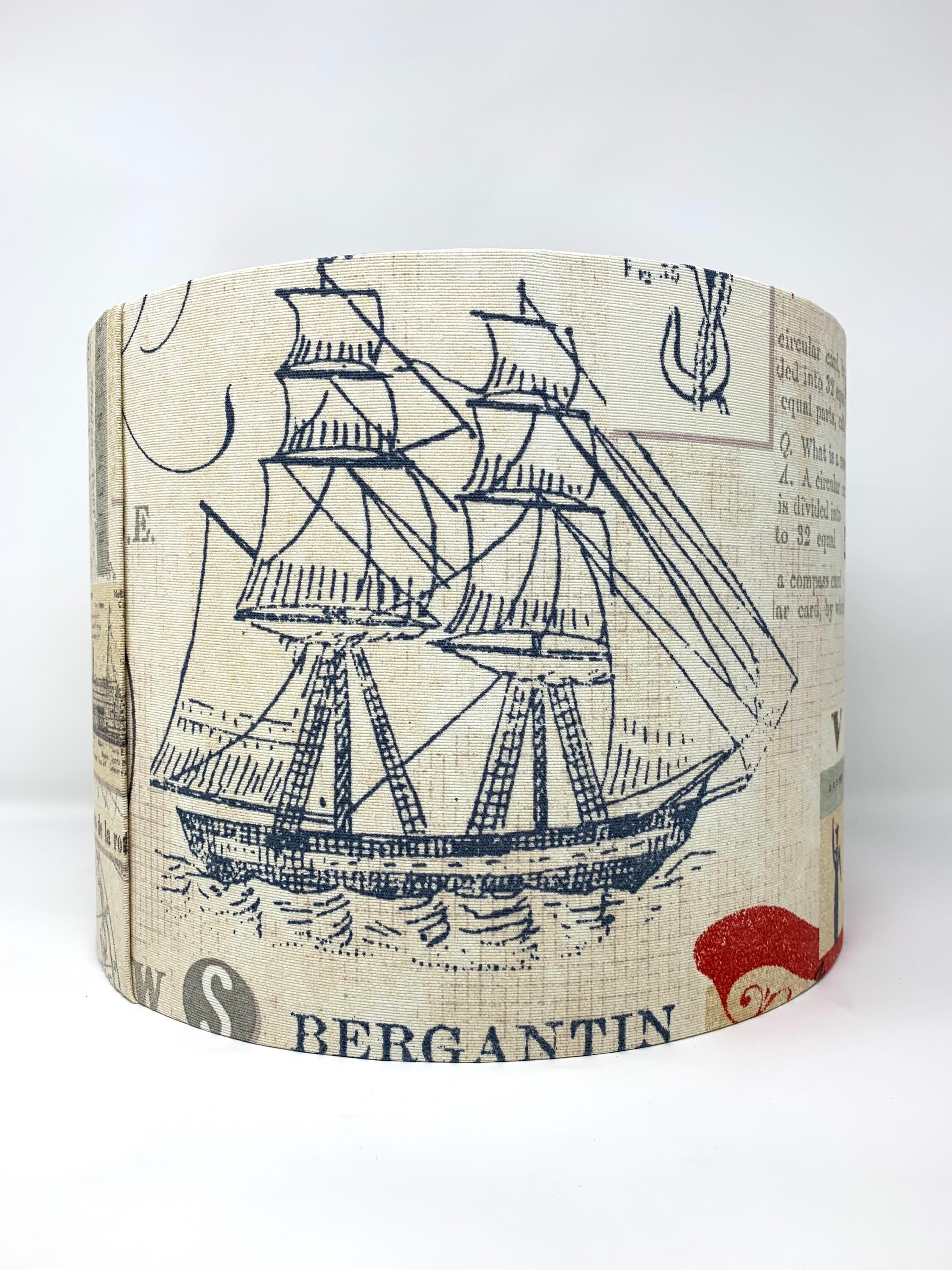 Sailing Lampshade, Boats Lamp Shade, Ships, Nautical Decor for Boat or ...