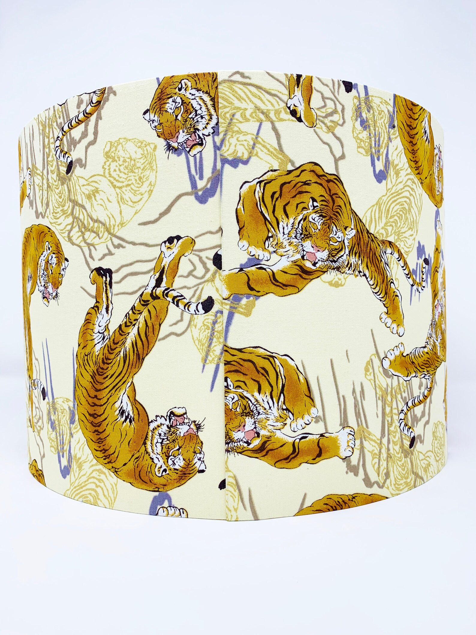Tigers Lamp Shade Japanese Oriental Asian Chinese Style for - Etsy
