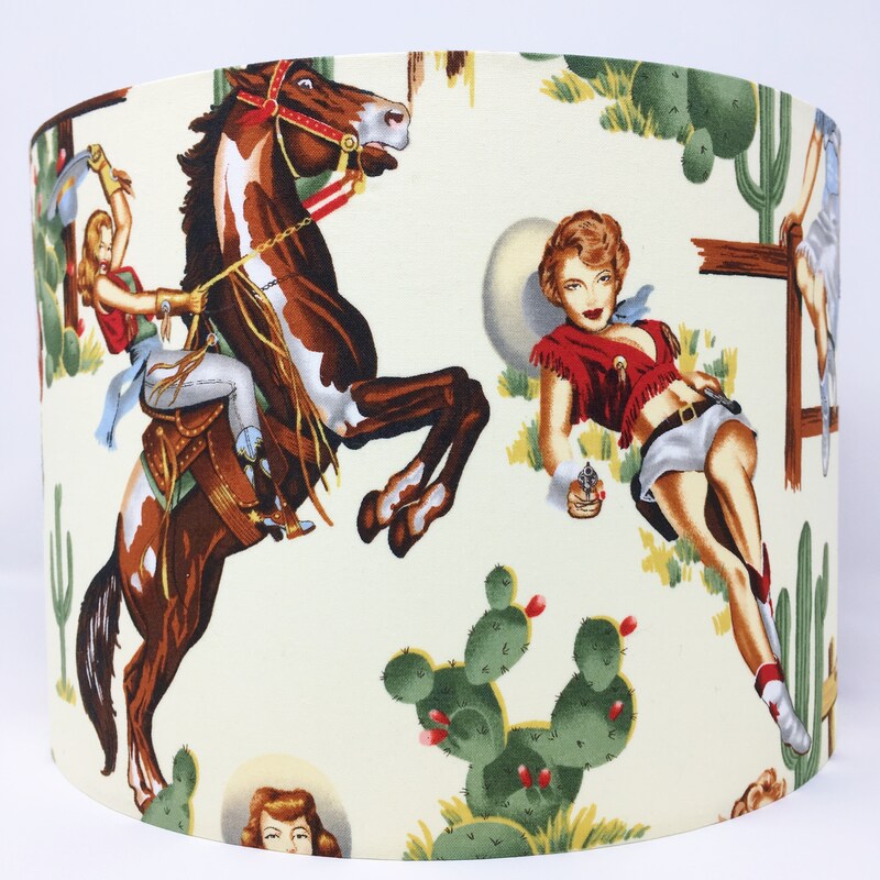 Western Lamp Shade - Etsy