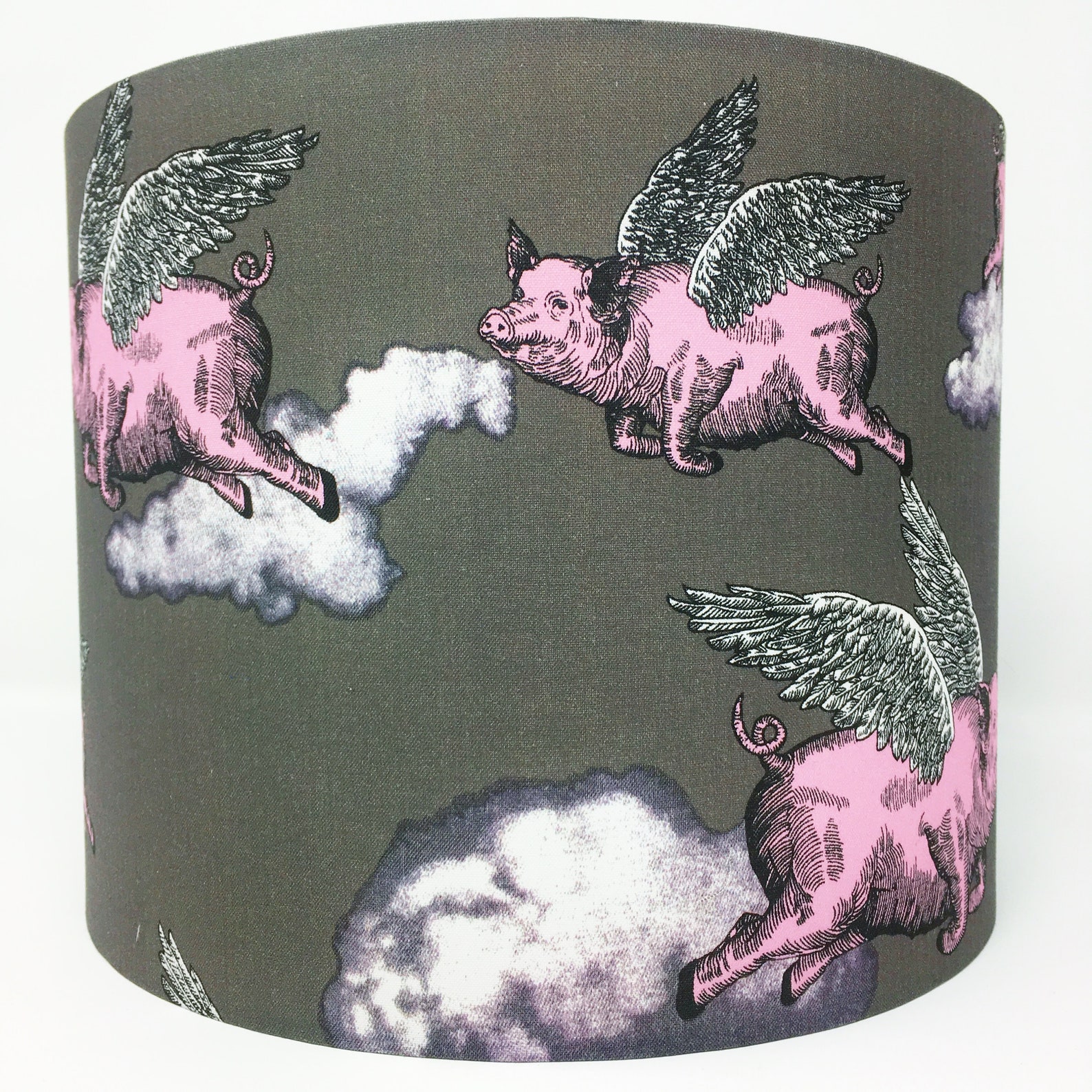 Pig Lampshade Flying Pigs Lamp Shade Light Shade for Table | Etsy