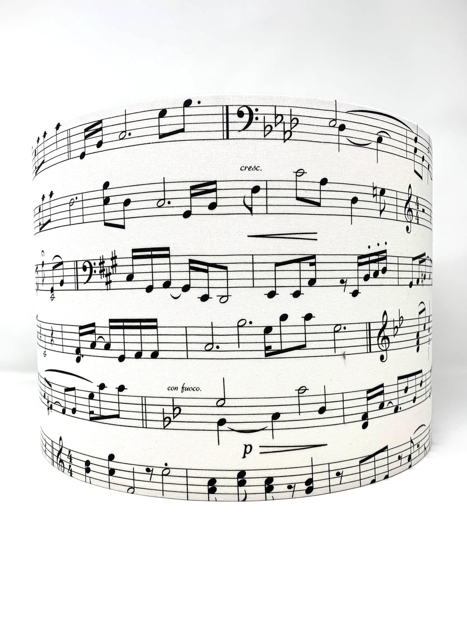Music Lamp Shade, Musical Light Shade for Standard Lamps or Ceiling ...
