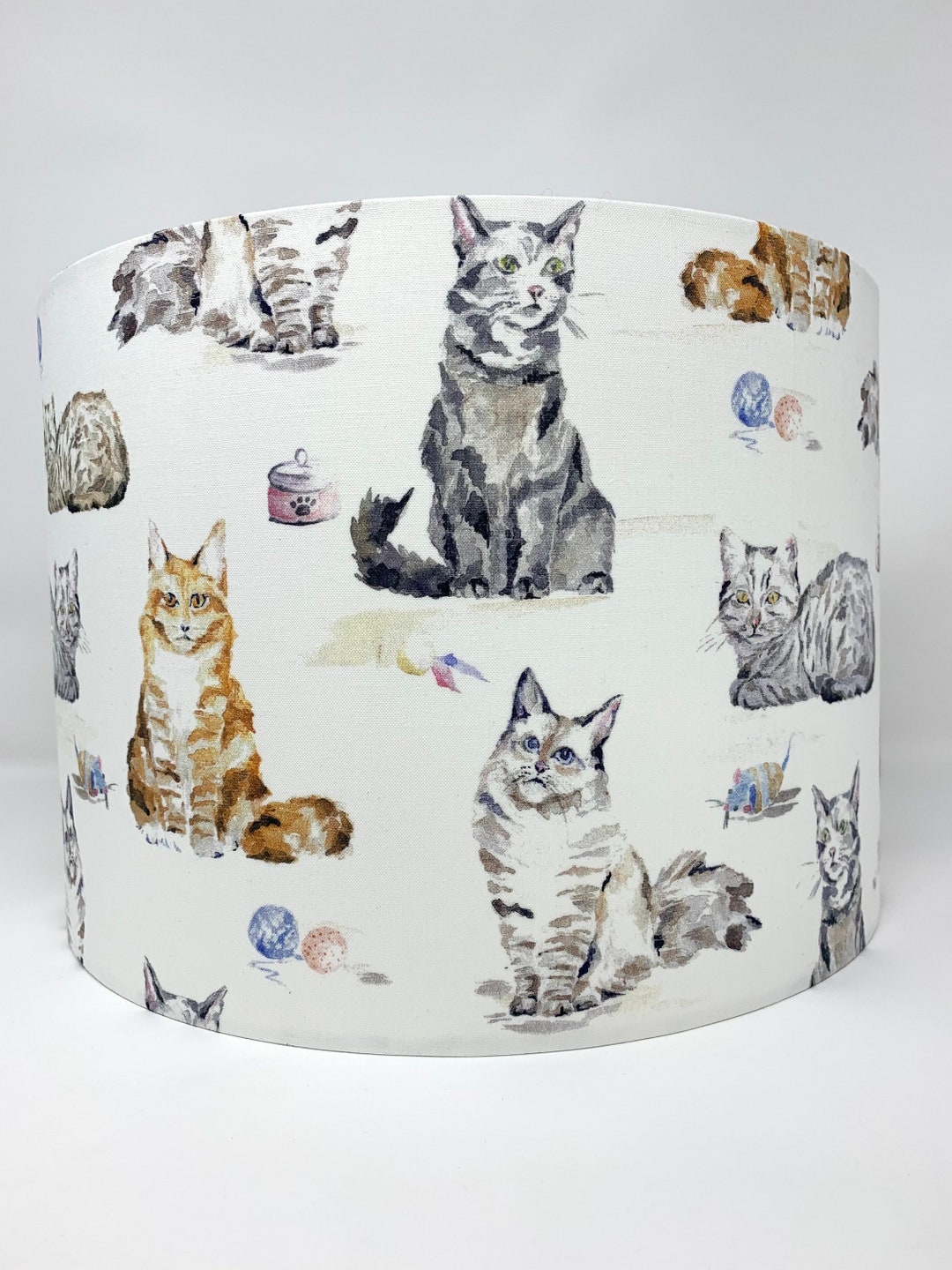 Cats Lampshade, Cat Lamp Shade, Light Shade, for Table or Standard ...