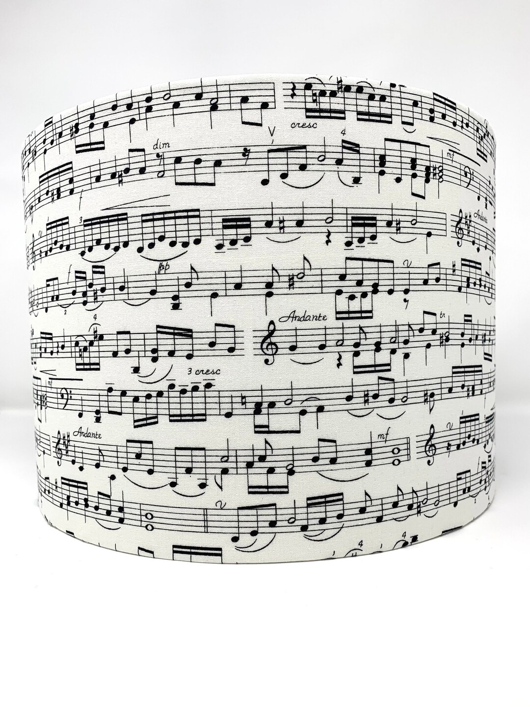 Music Lamp Shade, Musical Light Shade for Standard Lamps or Ceiling ...