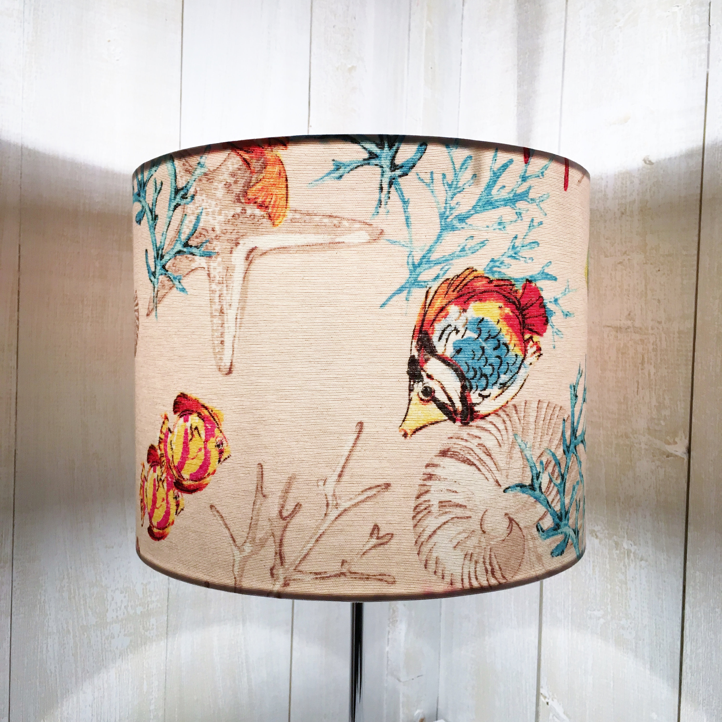 Fish lampshade seaside lamp shade tropical beach light | Etsy