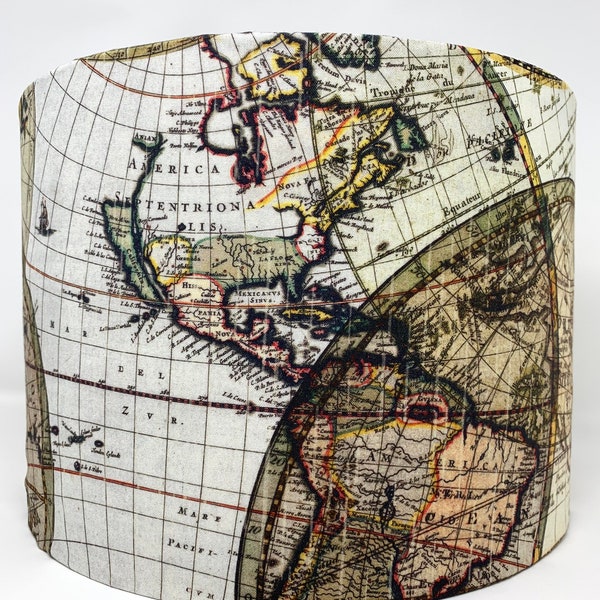 Map Lamp - Etsy