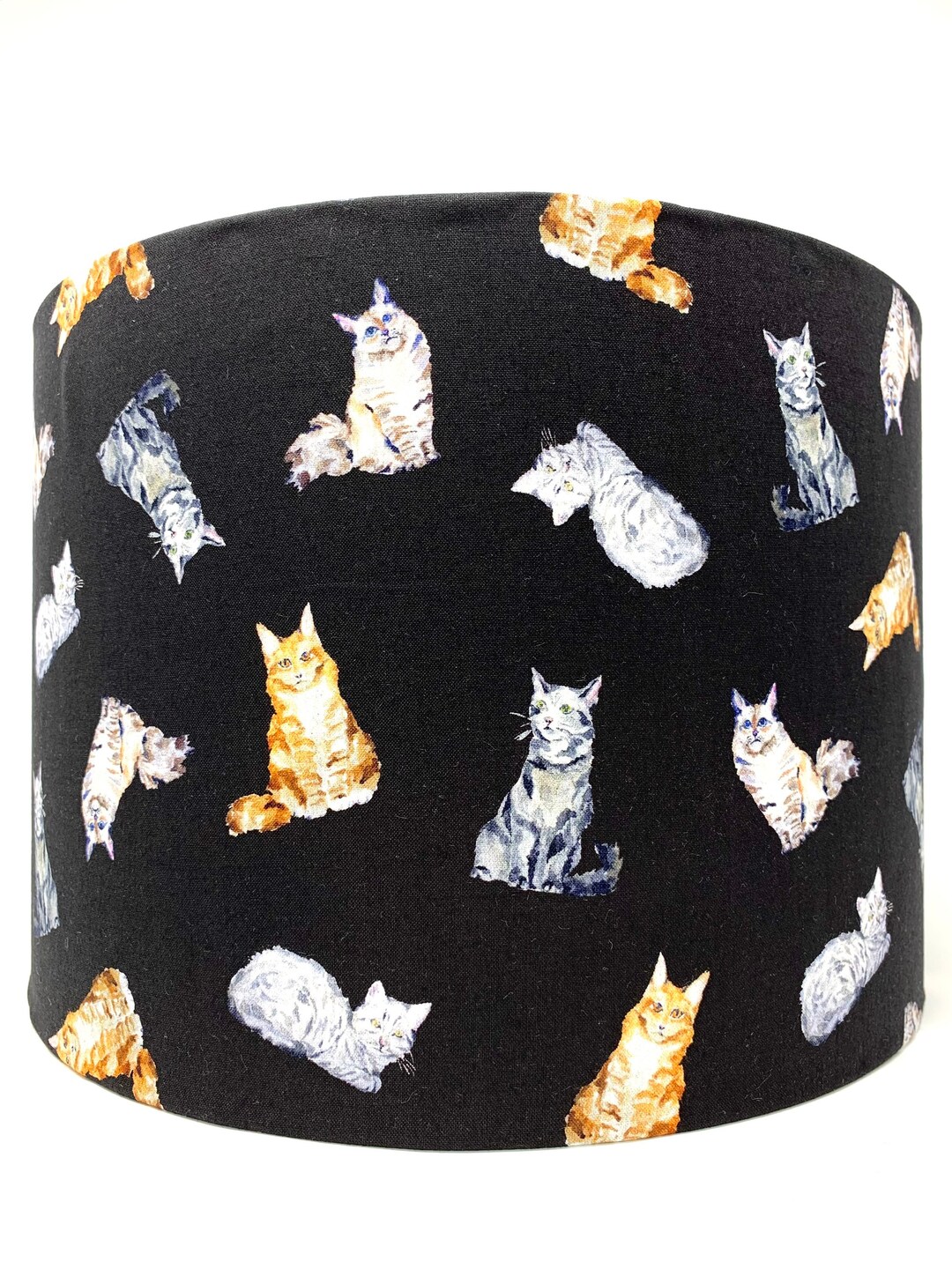 Cats Lampshade, Cat Black Black Lamp Shade Light Shade, for Table or ...