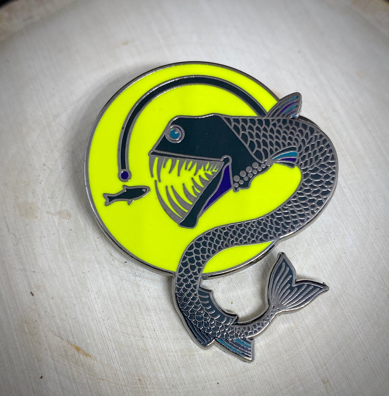 Viperfish Deep Sea Creature Enamel Pin Sea Monster Weird - Etsy