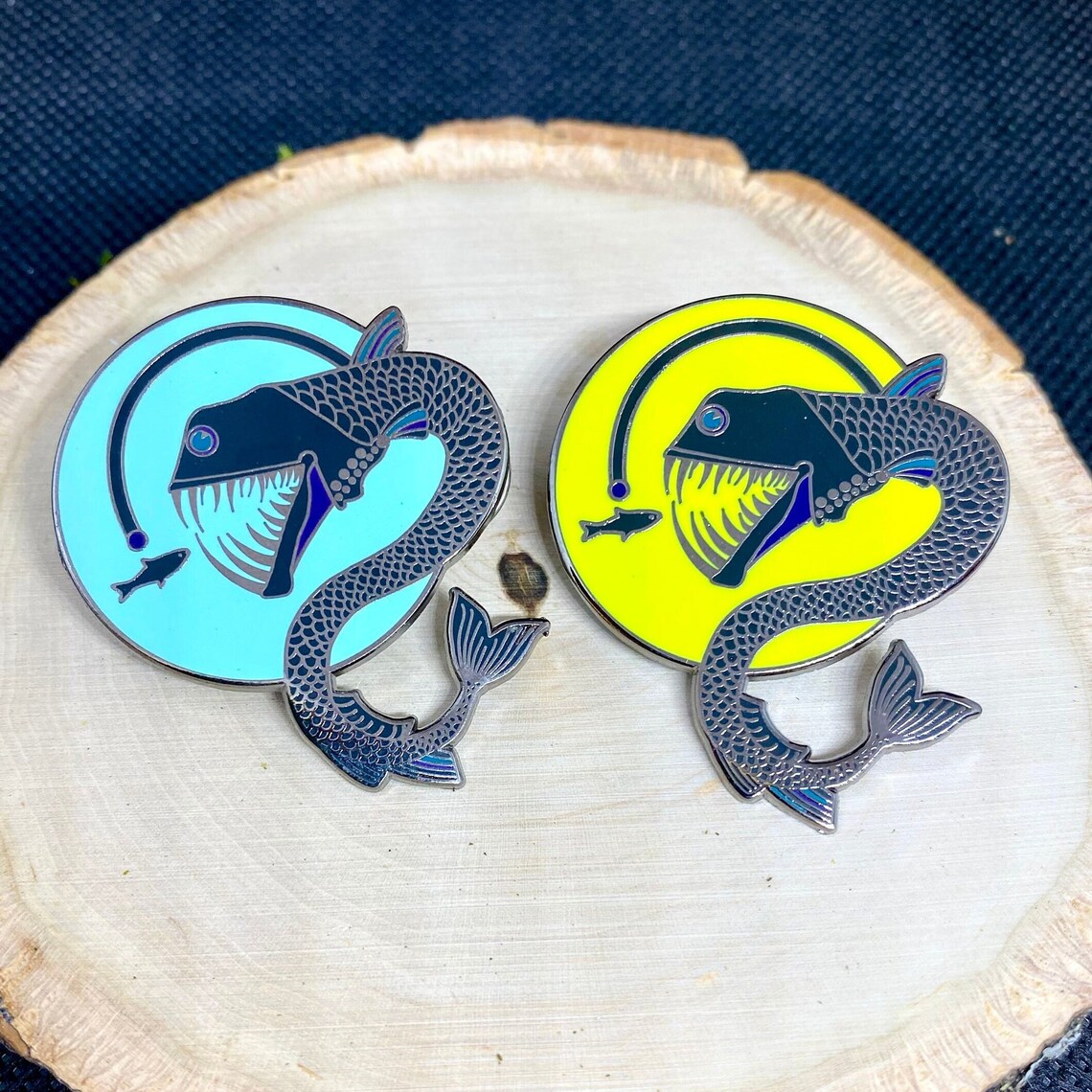 Viperfish Deep Sea Creature Enamel Pin Sea Monster Weird - Etsy