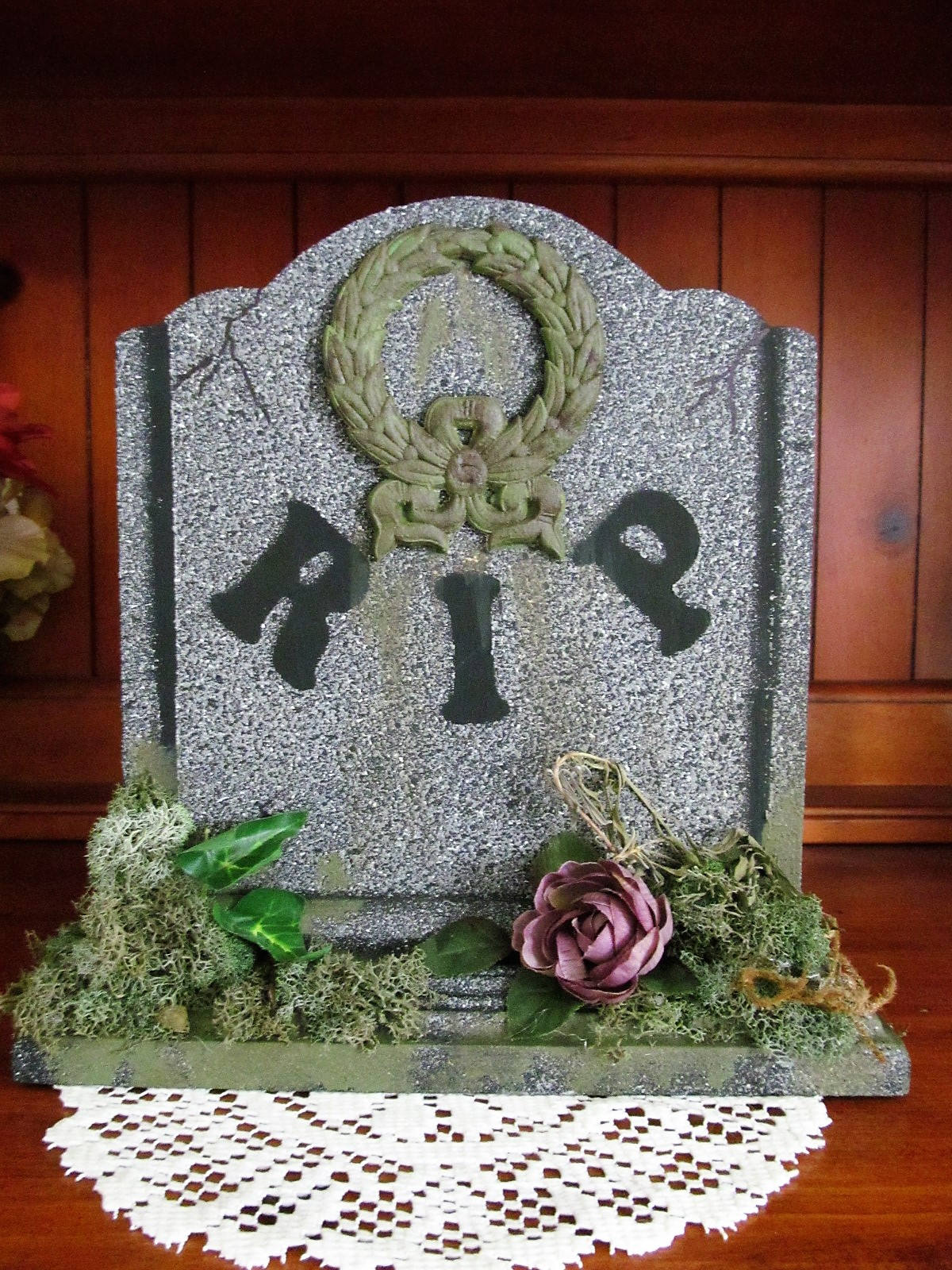 Halloween Table Top or Window Display Tombstone Halloween Decor - Etsy