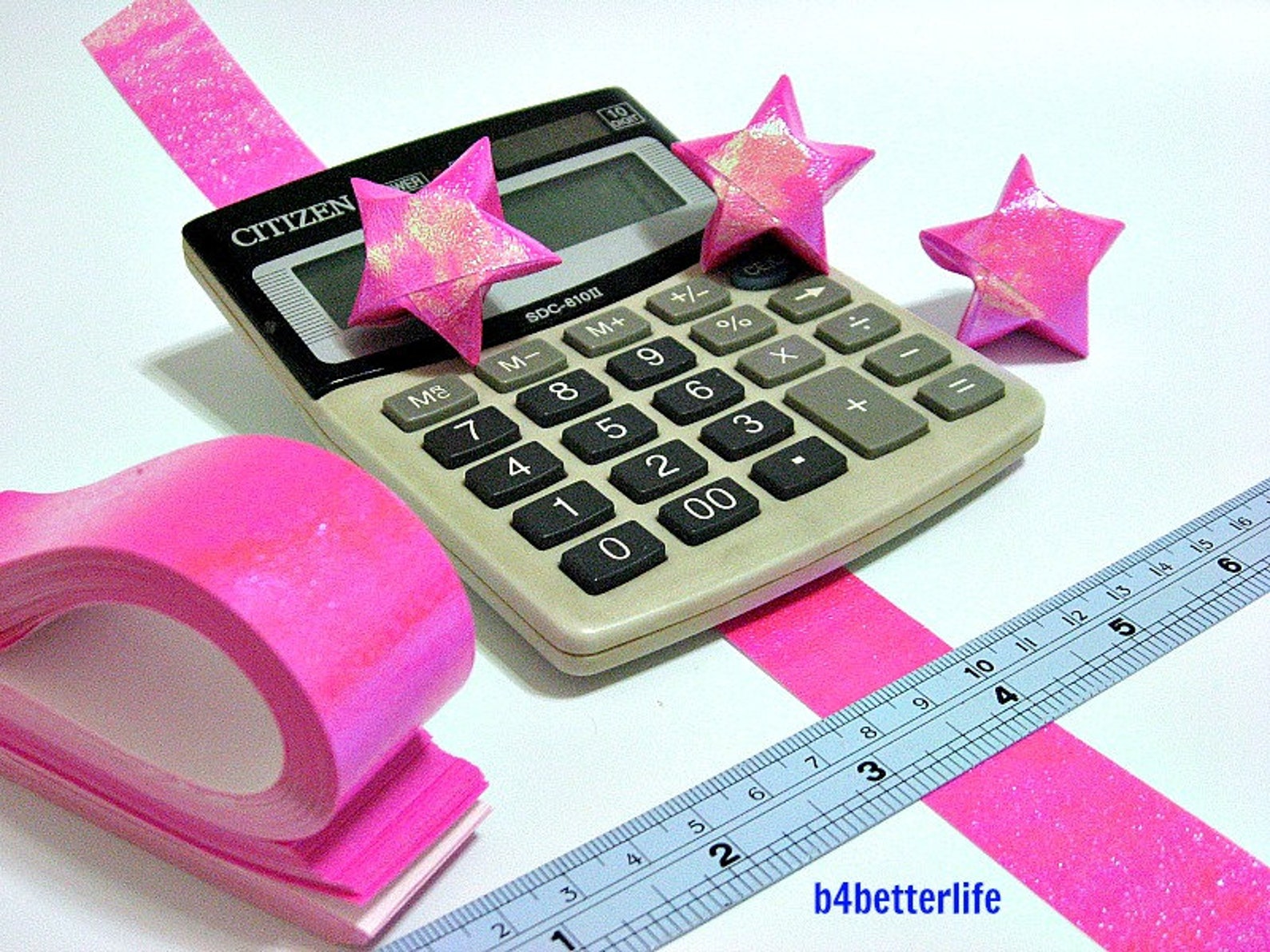 100 Strips of Pink Color DIY Origami Paper Folding Kit for the - Etsy