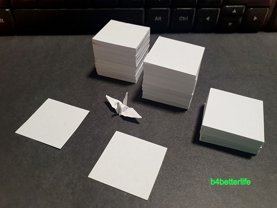 1000 Sheets White Origami Paper