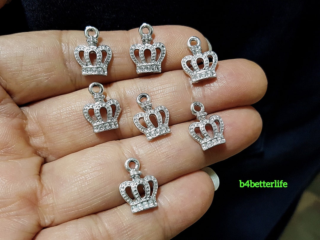 Lot of 30pcs "crown" Silver Color Tone Metal Charms. #xx143s. - Etsy