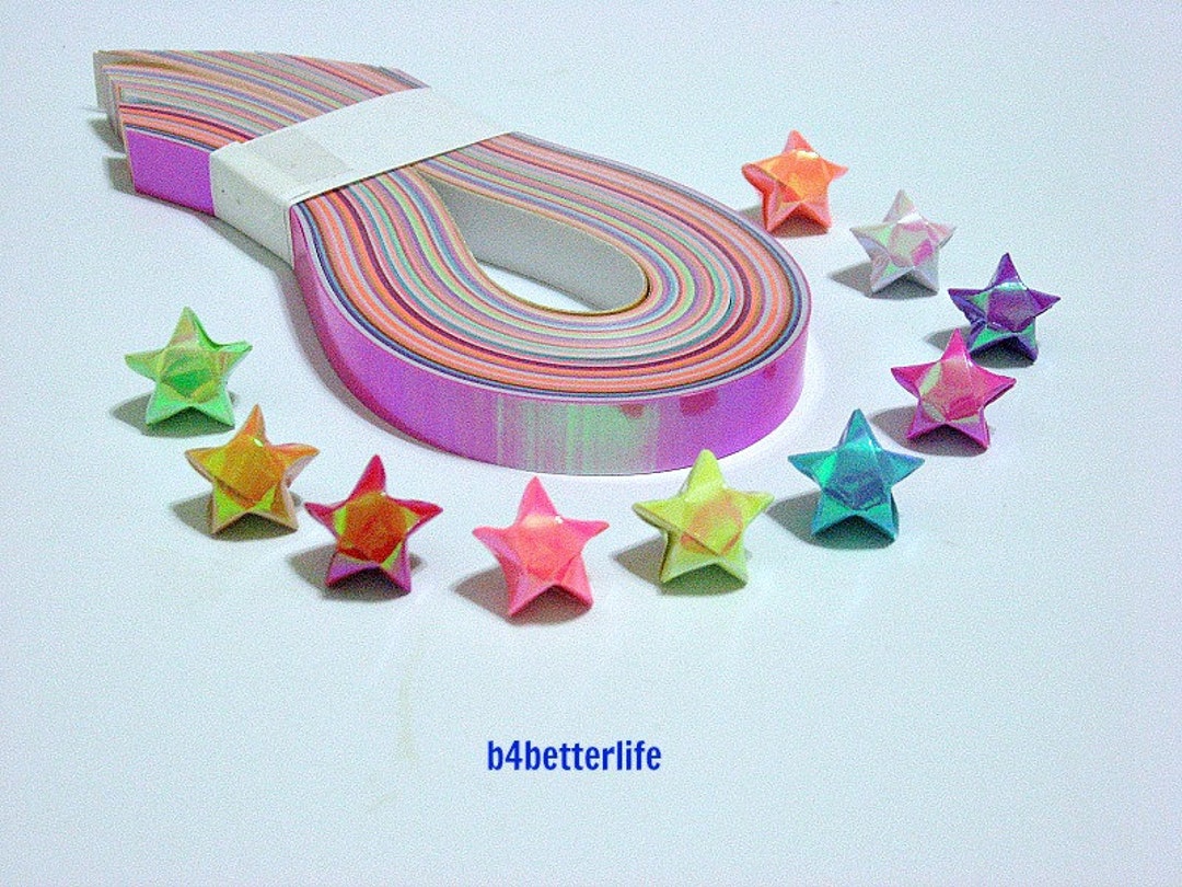 Pack of 400 Strips Mini Size Lucky Stars Origami Paper Kits in - Etsy