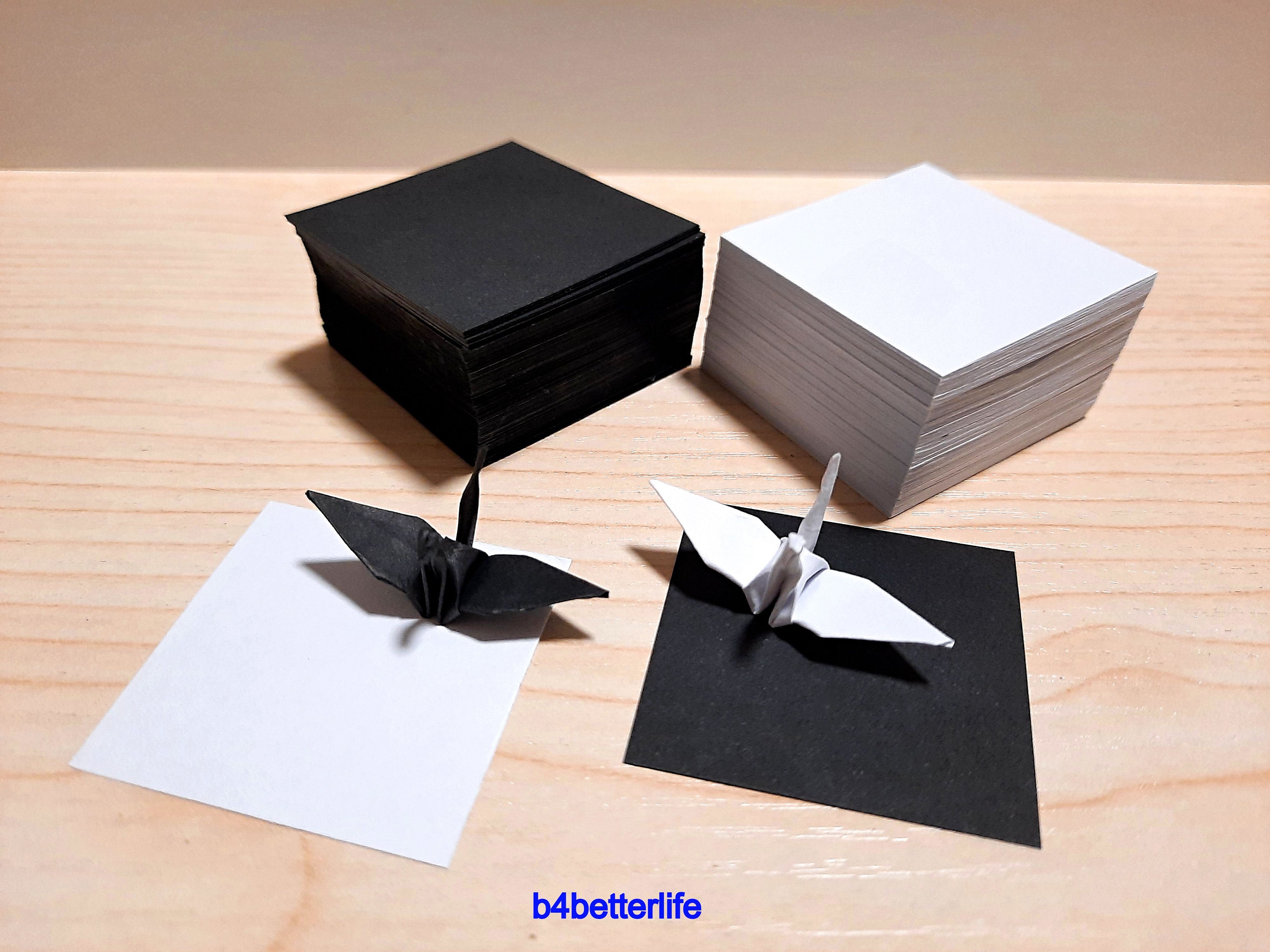 Paper, Party & Kids 400 Sheets 1.5 x 1.5 Black & White Color Paper ...