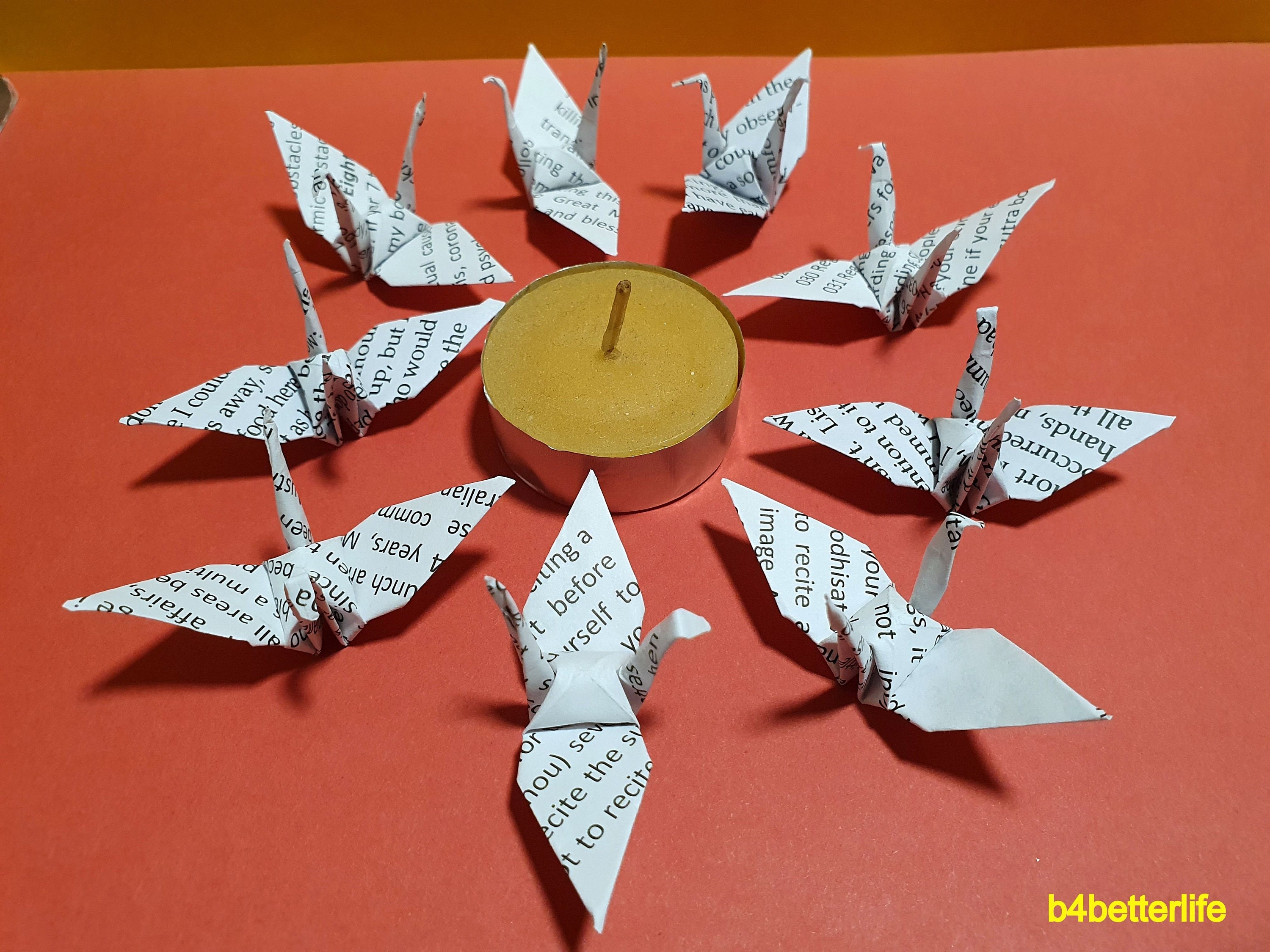 100pcs Origami Cranes 6cm 2.36 inch Hand-folded From 6cm x | Etsy