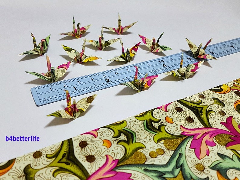 100pcs Multi-colored 1.5 Batik Design Origami Cranes - Etsy