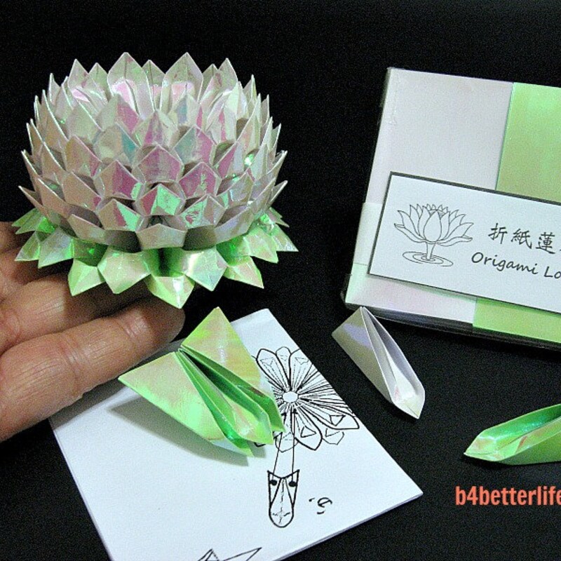 Origami Lotus - Etsy