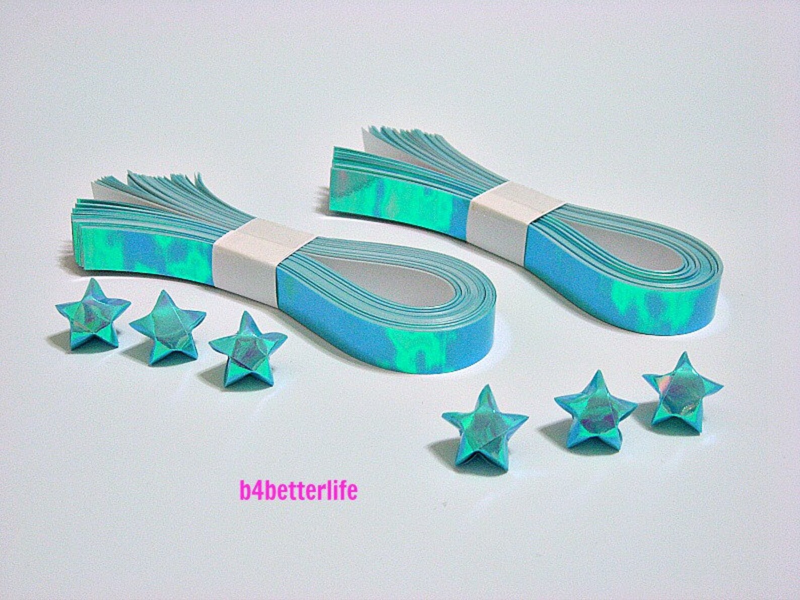 400 Strips of Light Blue Color DIY Origami Lucky Stars Medium | Etsy