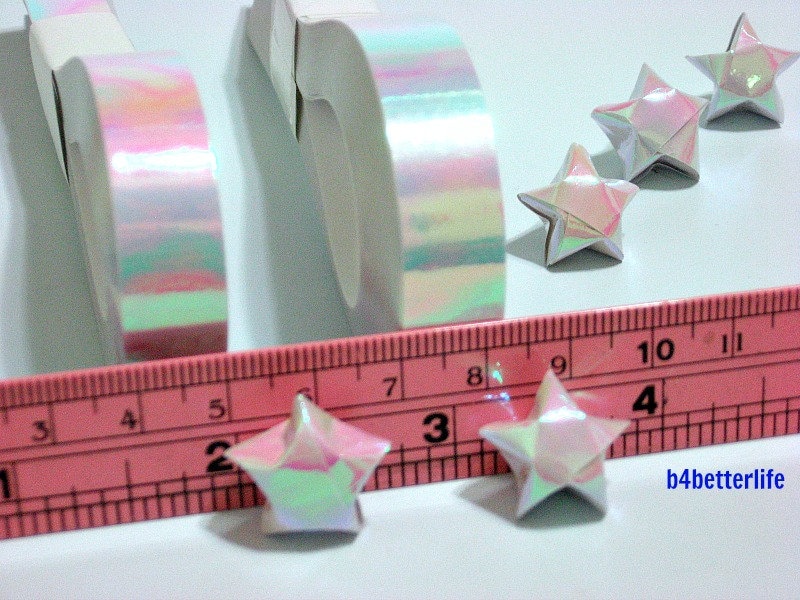 400 Strips of White Color DIY Origami Lucky Stars Medium Size Paper ...