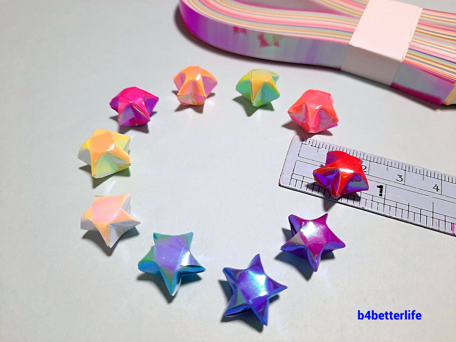 Pack of 400 Strips Mini Size Lucky Stars Origami Paper Kits in - Etsy