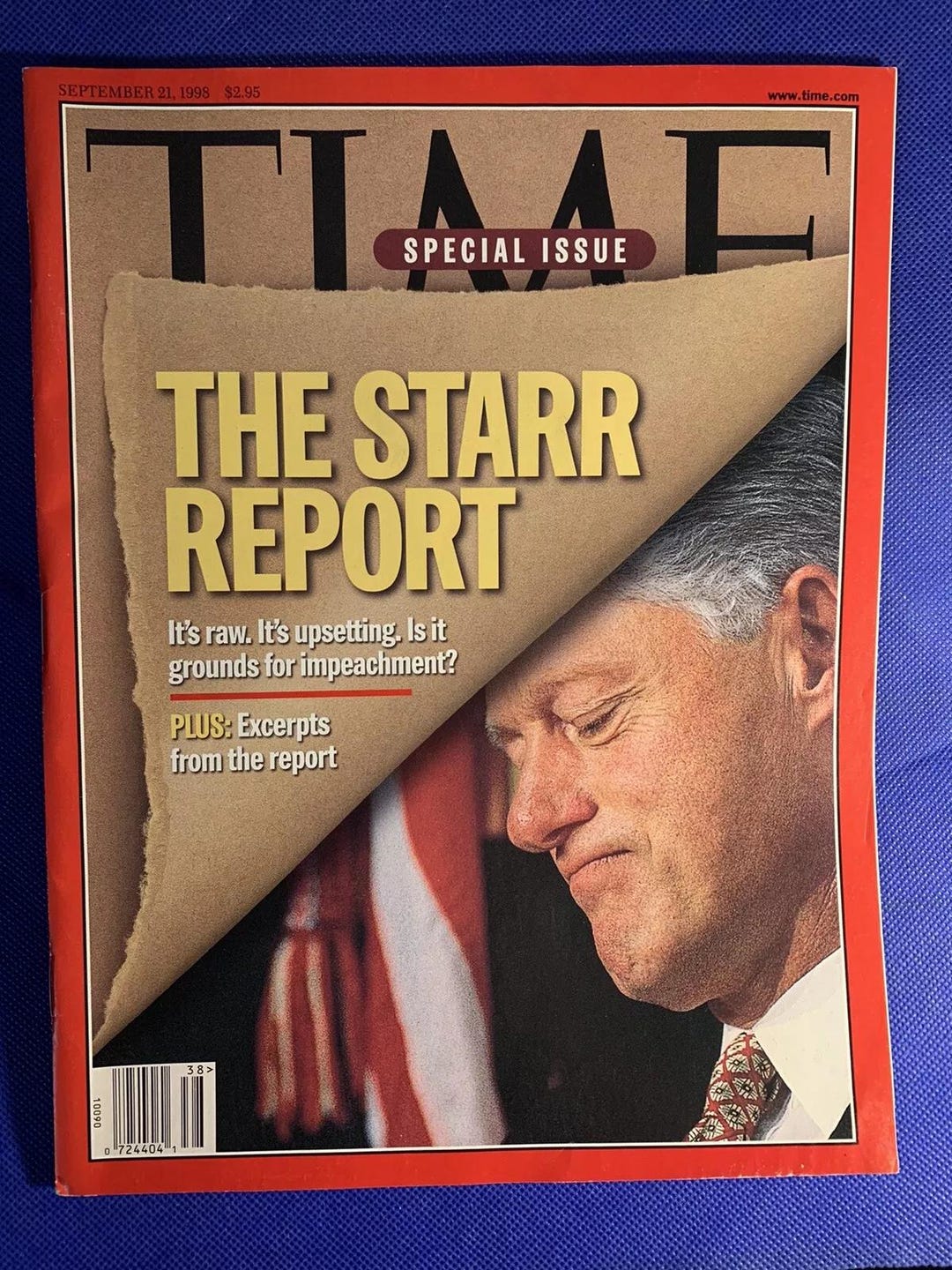 Time Magazine Special Issue the Star Report Sept. 21, 1998 President ...