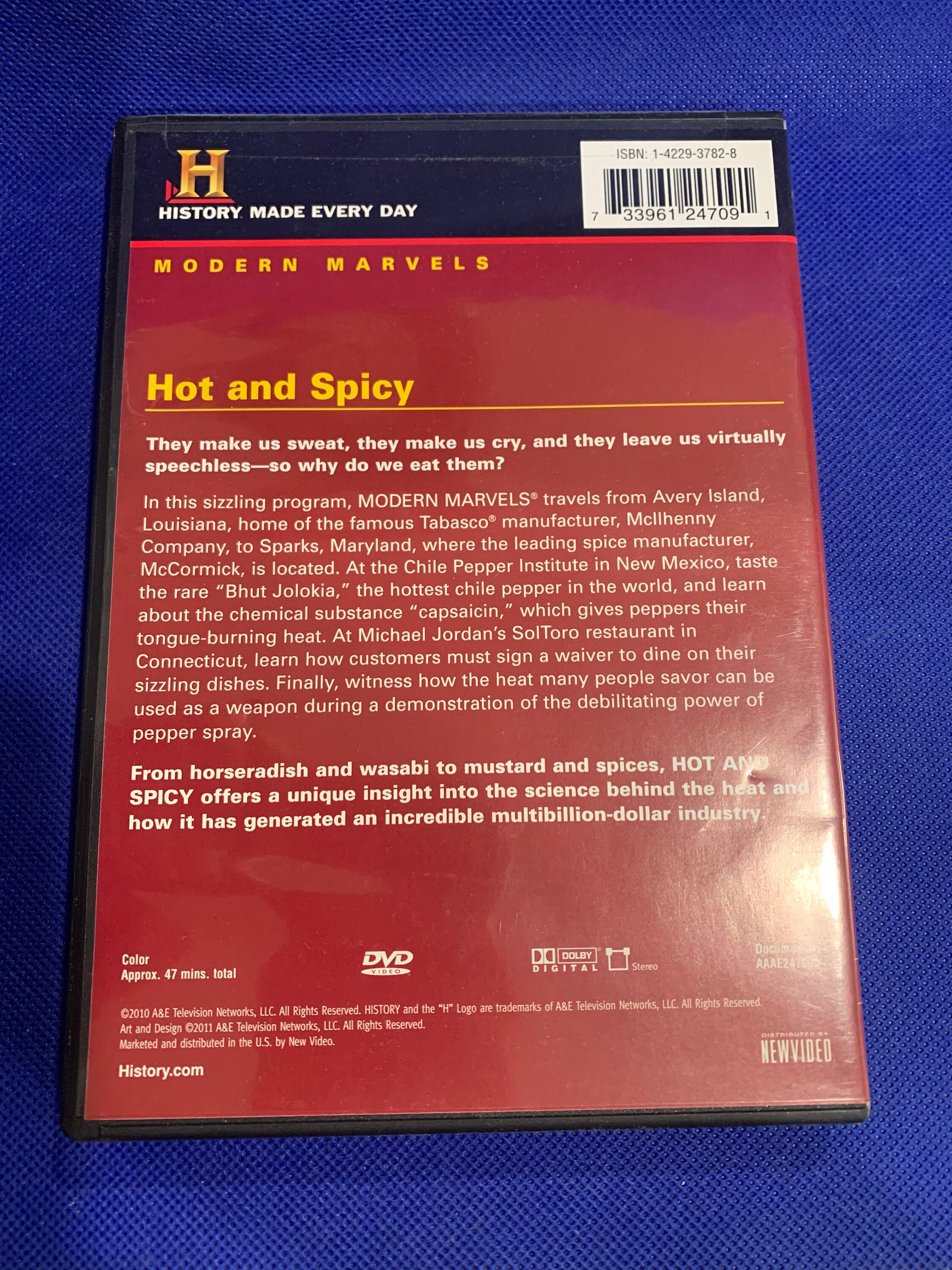 DVD - Hot & Spicy - History Channel - Modern Marvels - VG Condition - Etsy