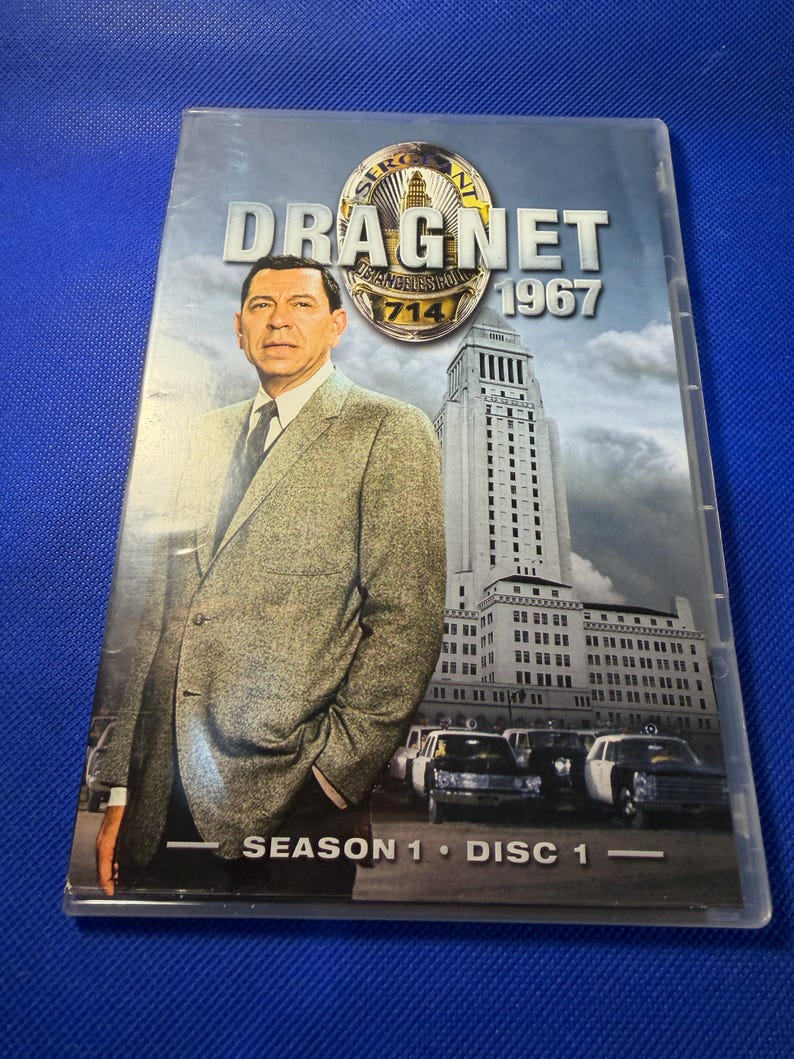 Dragnet 1967 DVD - Season 1 Disc. 1 - Etsy