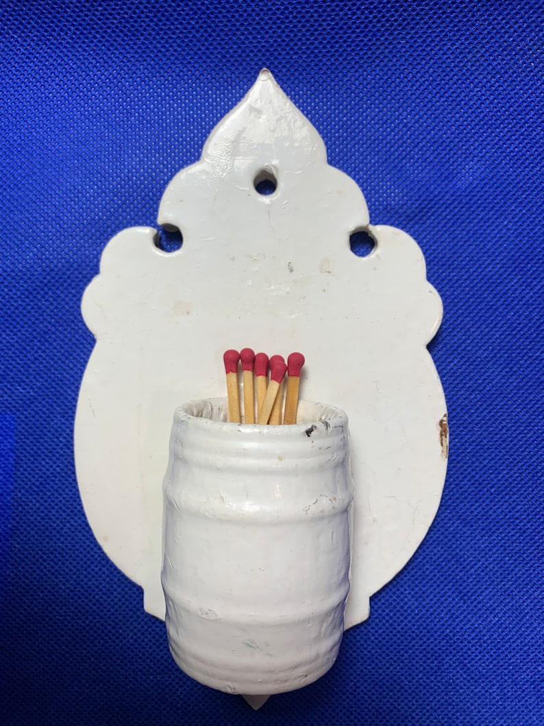 Kitchen Matchstick Holder/safe - Looks Like OAK See Photo - Etsy
