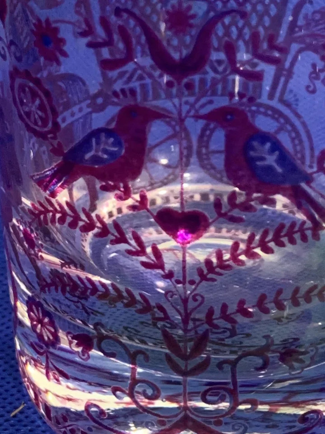 Very Fancy Drinking Glass - 3,25" Tall and 2.5 " Diameter - Excellent ...